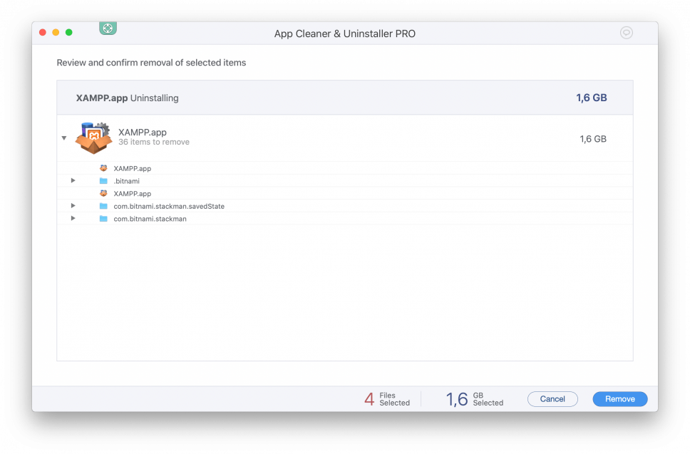 Uninstall XAMPP on Mac | Nektony