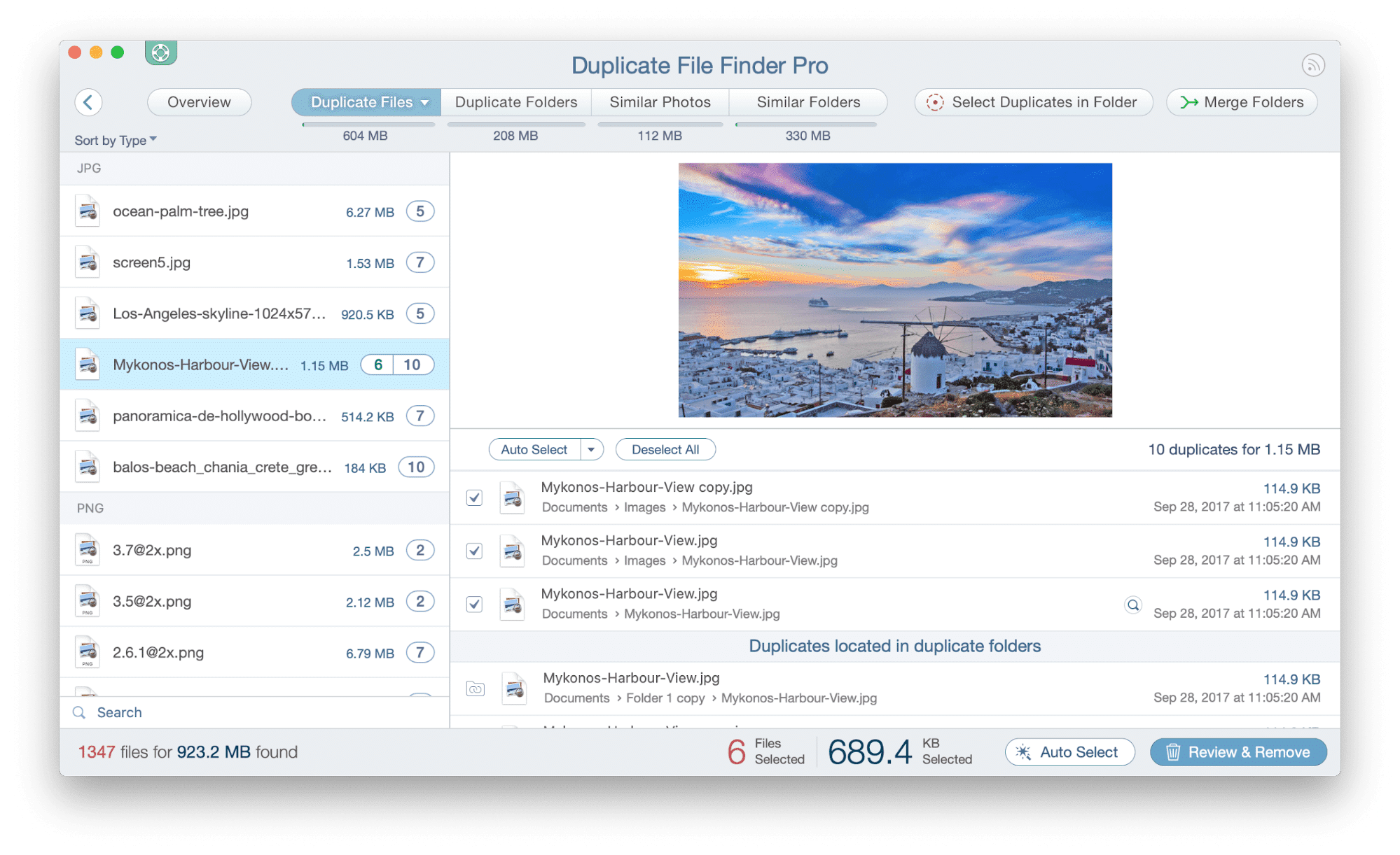 Best Duplicate Photo Finders For Mac Comparison Table
