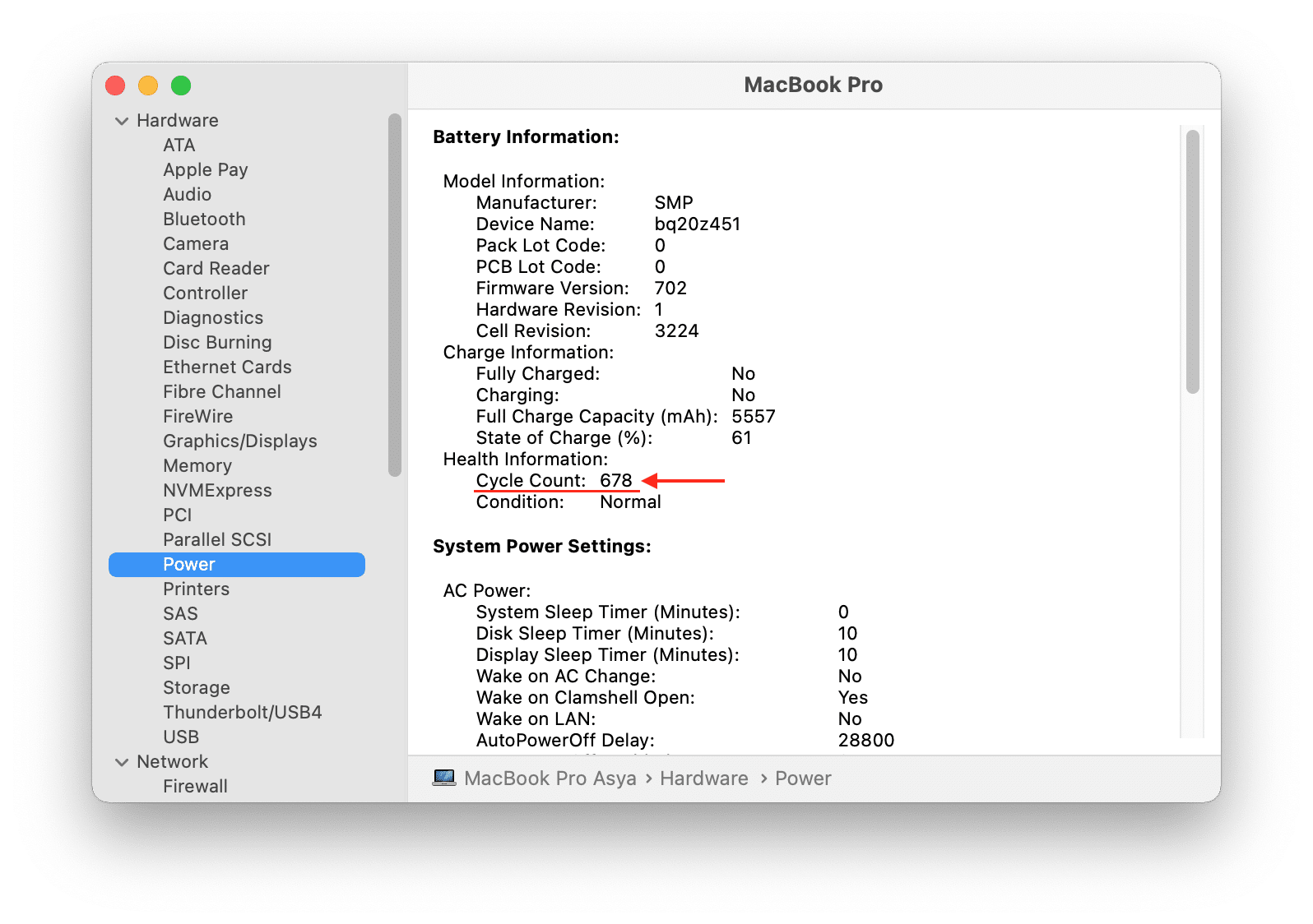  How To Check Battery Cycle Macbook Spacefilms jp