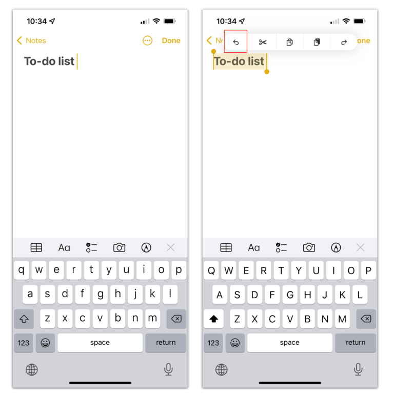 How to Undo in Notes on iPhone | Nektony
