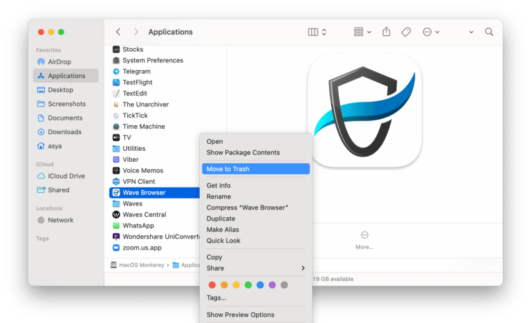 Uninstall Wave Browser on Mac - Removal Guide | Nektony