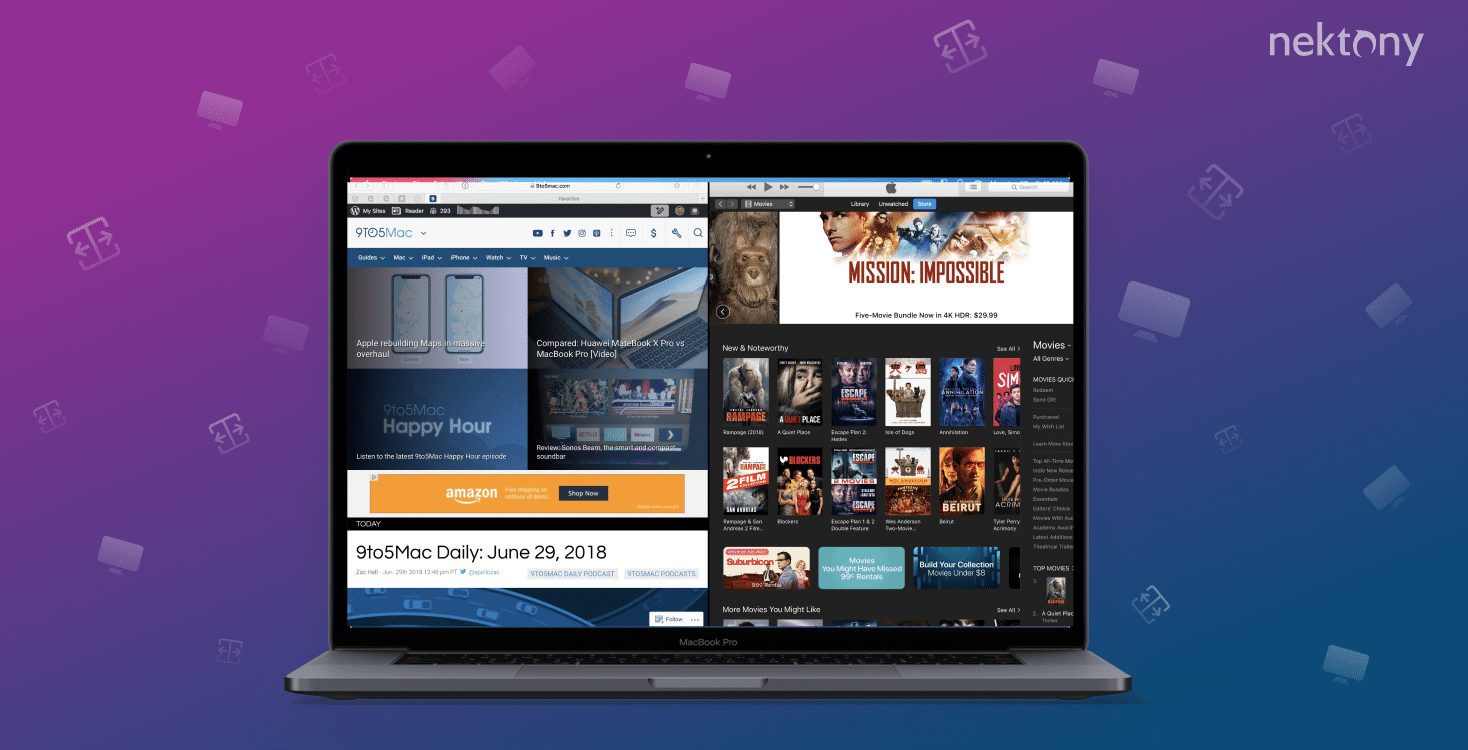 How To Do Split Screen On Mac Nektony