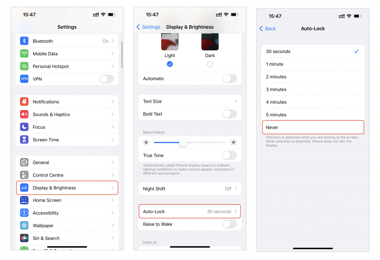 How To Change Screen Timeout On IPhone Nektony