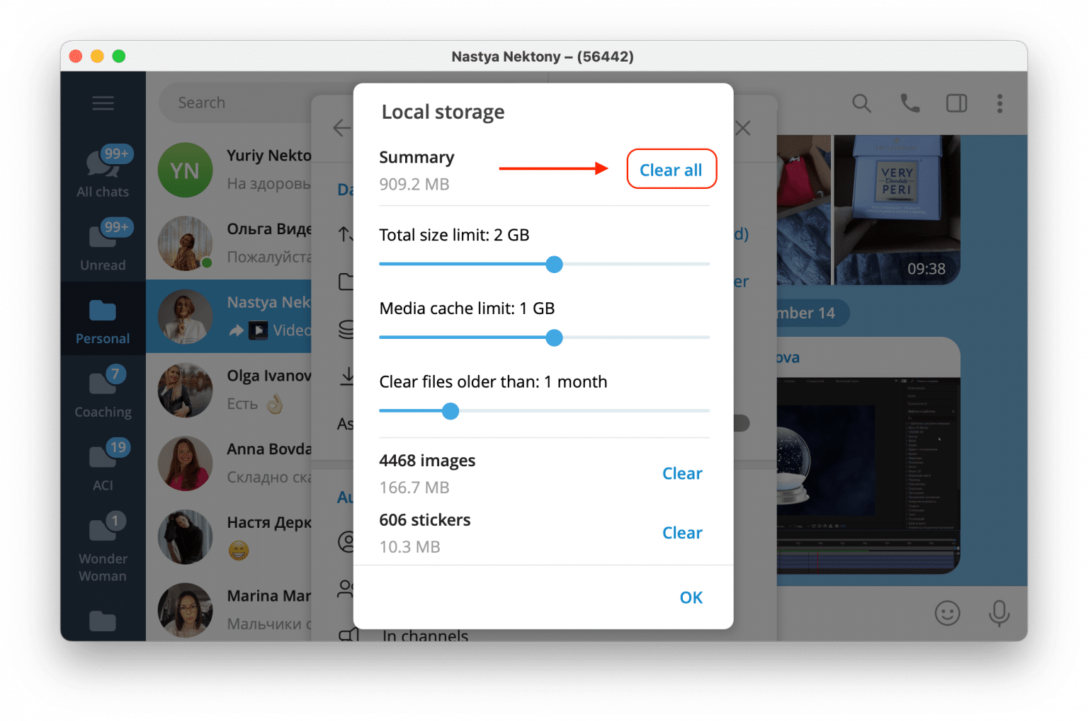 How to Clear the Telegram Cache - Guides for iPhone and Mac