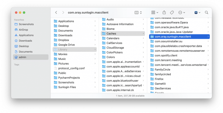 Uninstall Sunlogin Remote Control Software on Mac