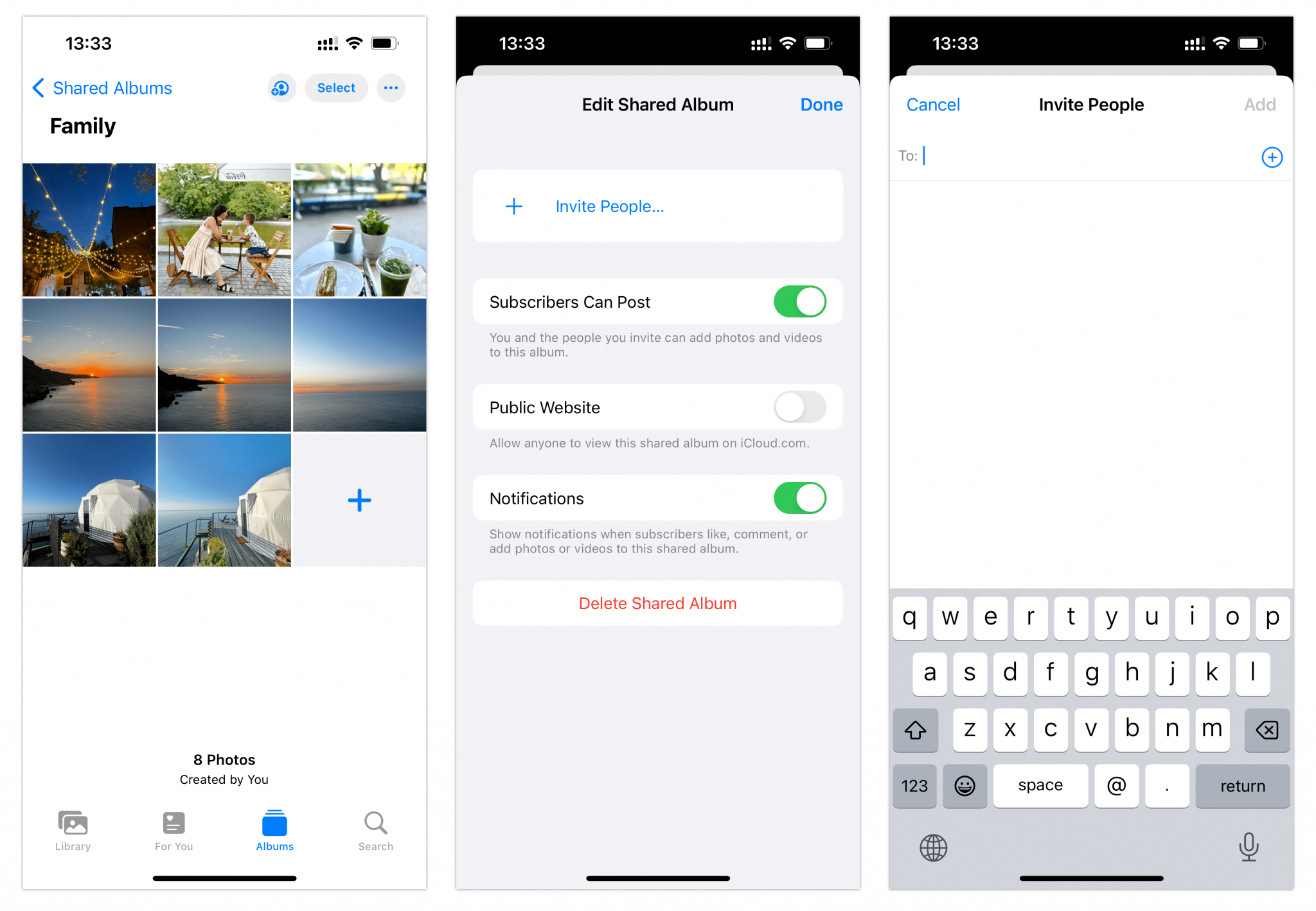 How to Make a Shared Album on iPhone