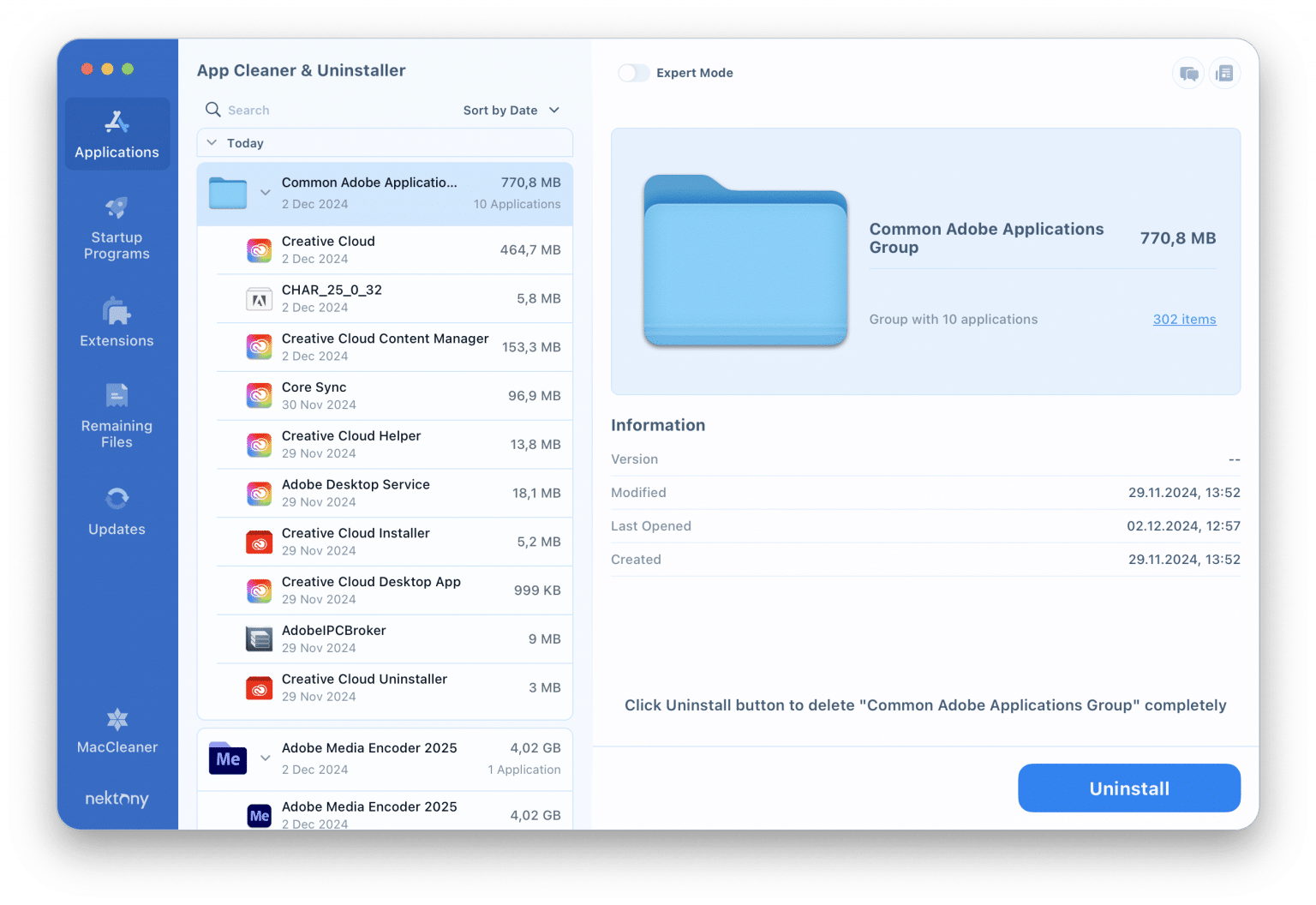 How to uninstall Adobe Creative Cloud from Mac