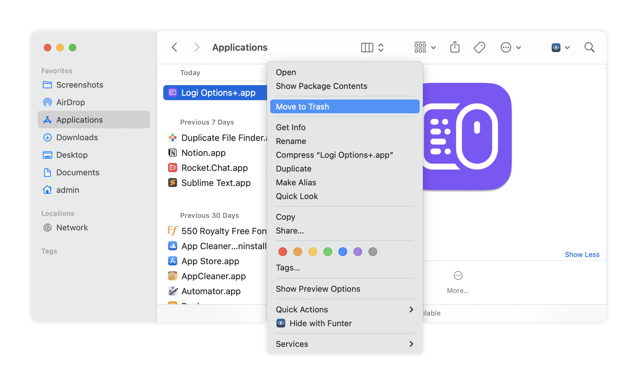 Remove Logi Options+ from Mac (Complete uninstall instructions)