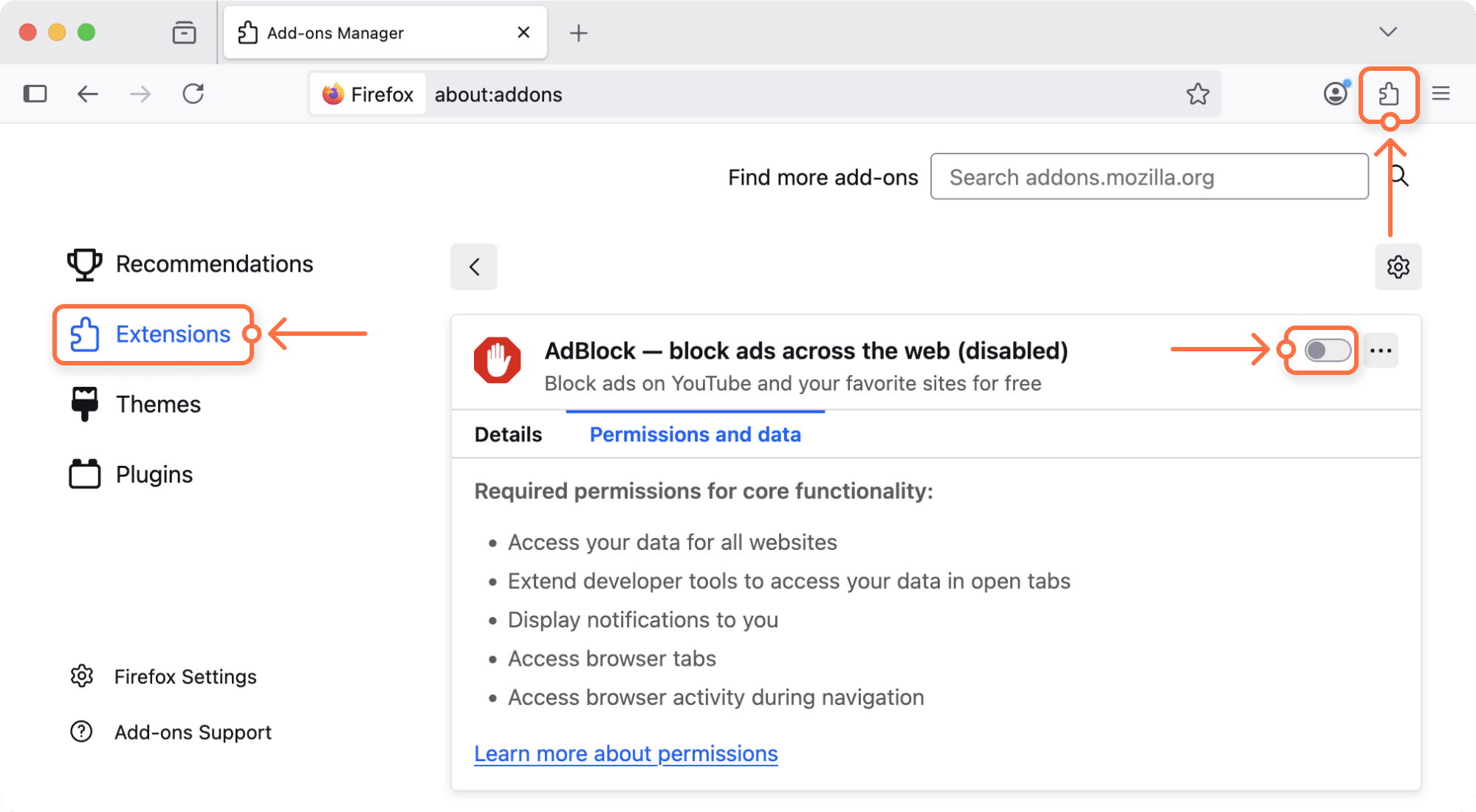 How to disable or remove AdBlocker from Mac (All browsers)