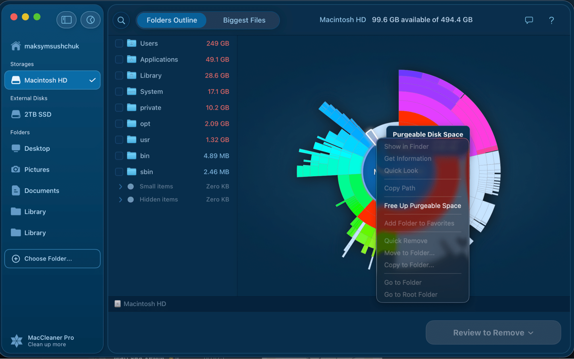 What is Purgeable Space on Mac | And how to remove it