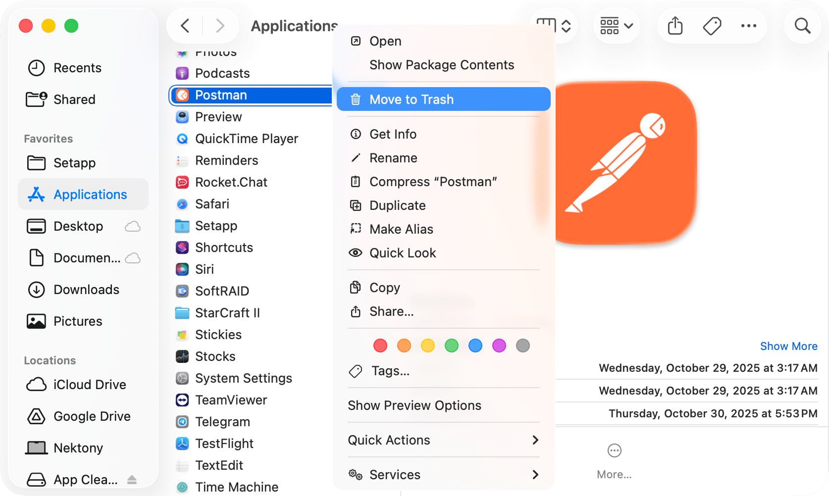 How to completely uninstall Postman on Mac (2 easy ways)