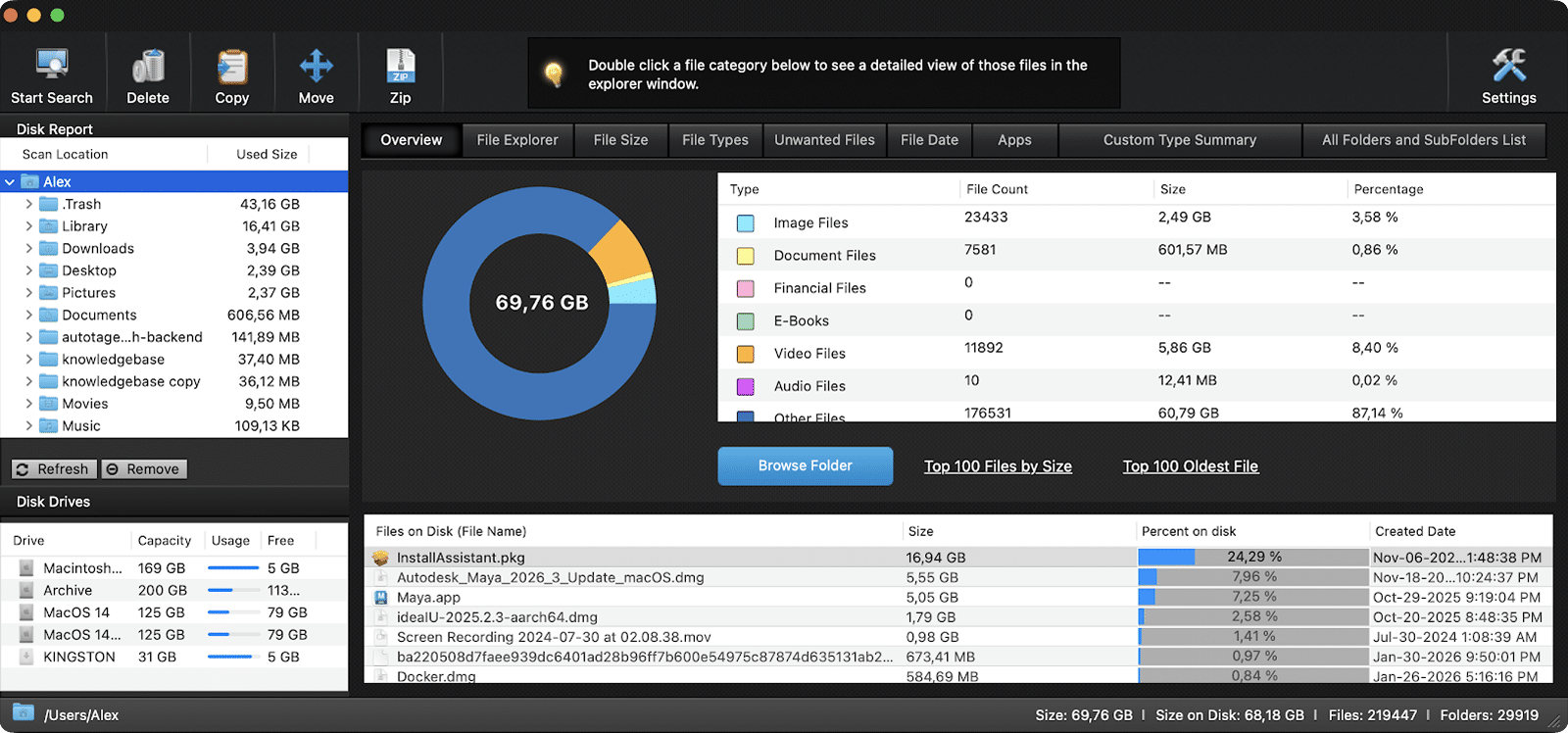 8 Best disk space analyzers for Mac in 2026 | Free and Paid options